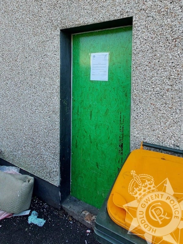 Newport flat boarded up following reports of anti-social behaviour and ...